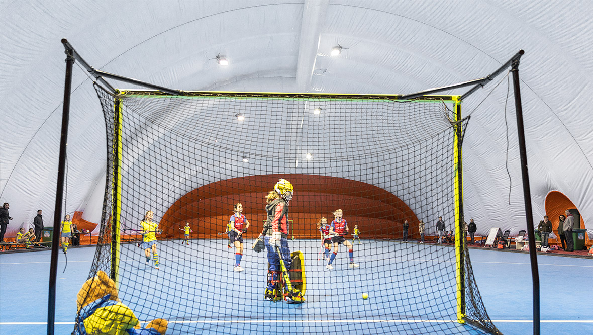 Inflatable hall: temporary indoor sports accommodation - Tentech
