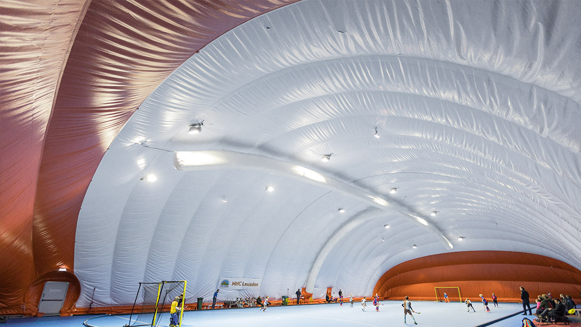 Inflatable hall: temporary indoor sports accommodation - Tentech